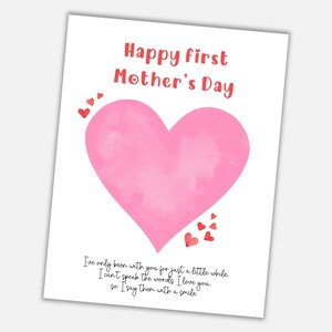 Happy First Mother's Day, Head to My Toes, Footprint Handprint Art ...