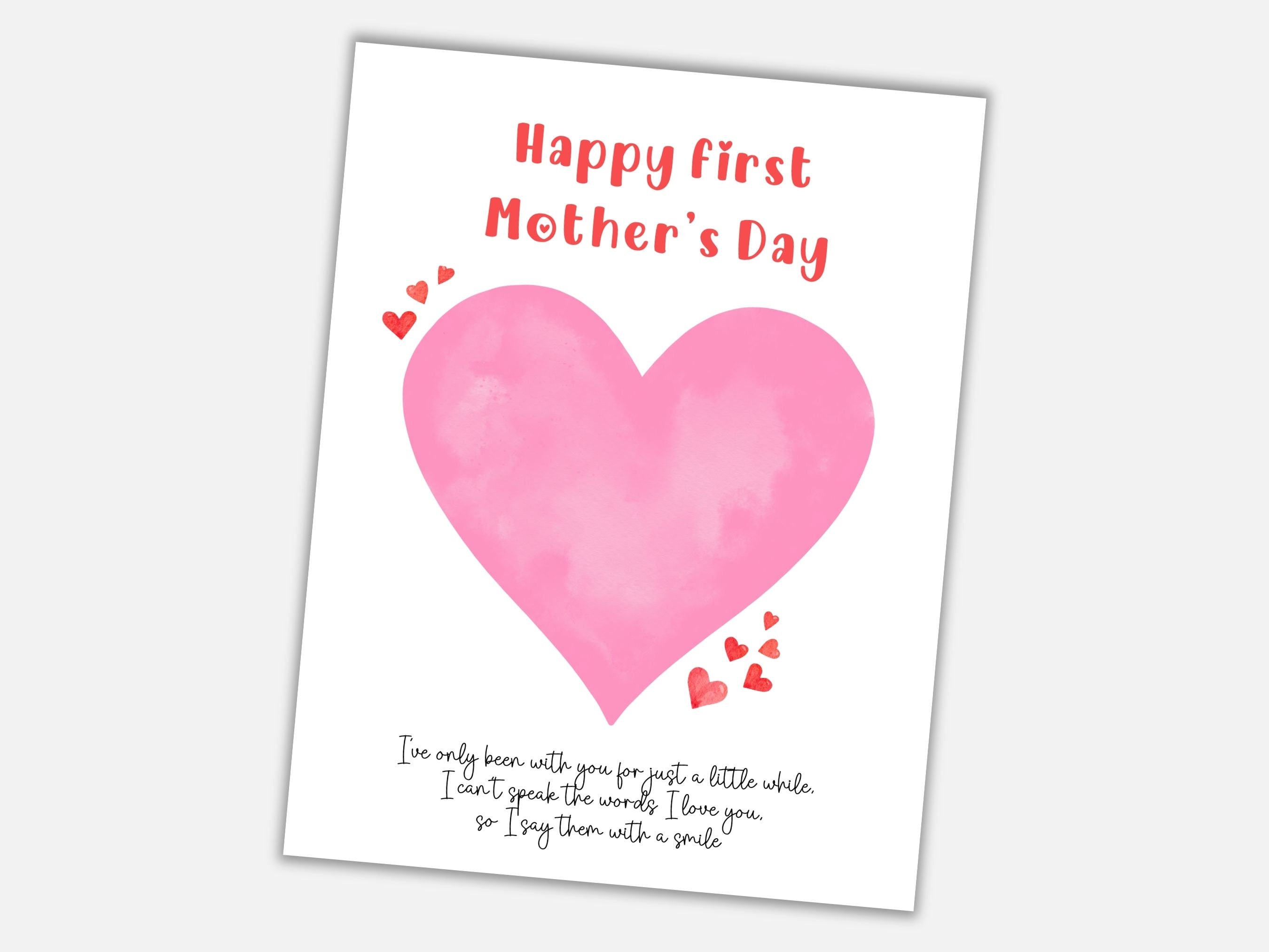 Happy First Mother's Day, Head to My Toes, Footprint Handprint Art ...