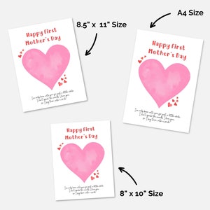 Happy First Mother's Day, Head to My Toes, Footprint Handprint Art ...