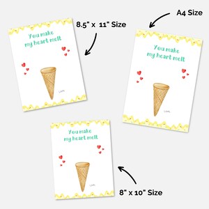 You Make Our Hearts Melt - Mother's Day - Ice Cream Handprint Art Craft ...