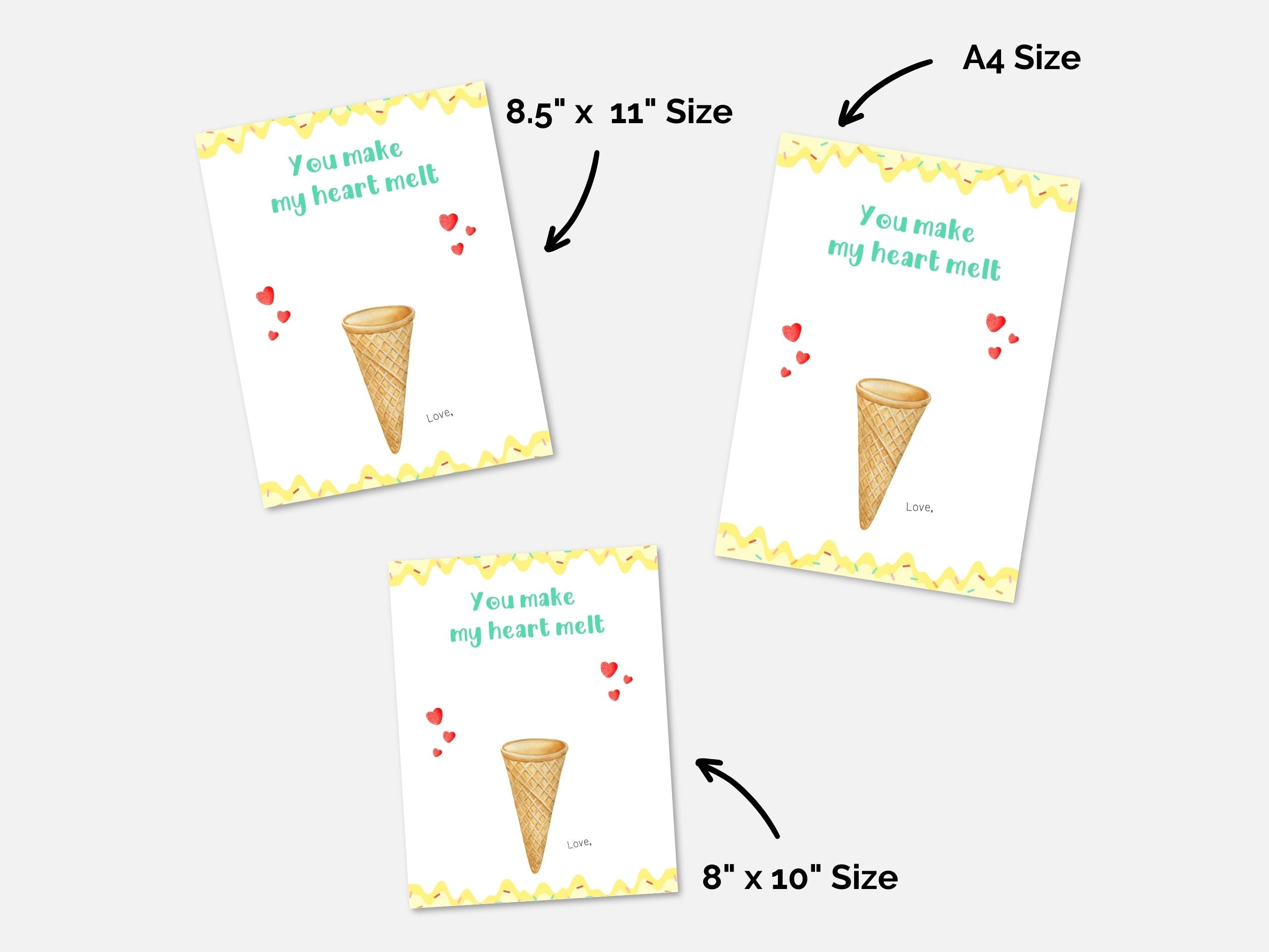 You Make Our Hearts Melt Mother's Day Ice Cream Handprint Art Craft ...