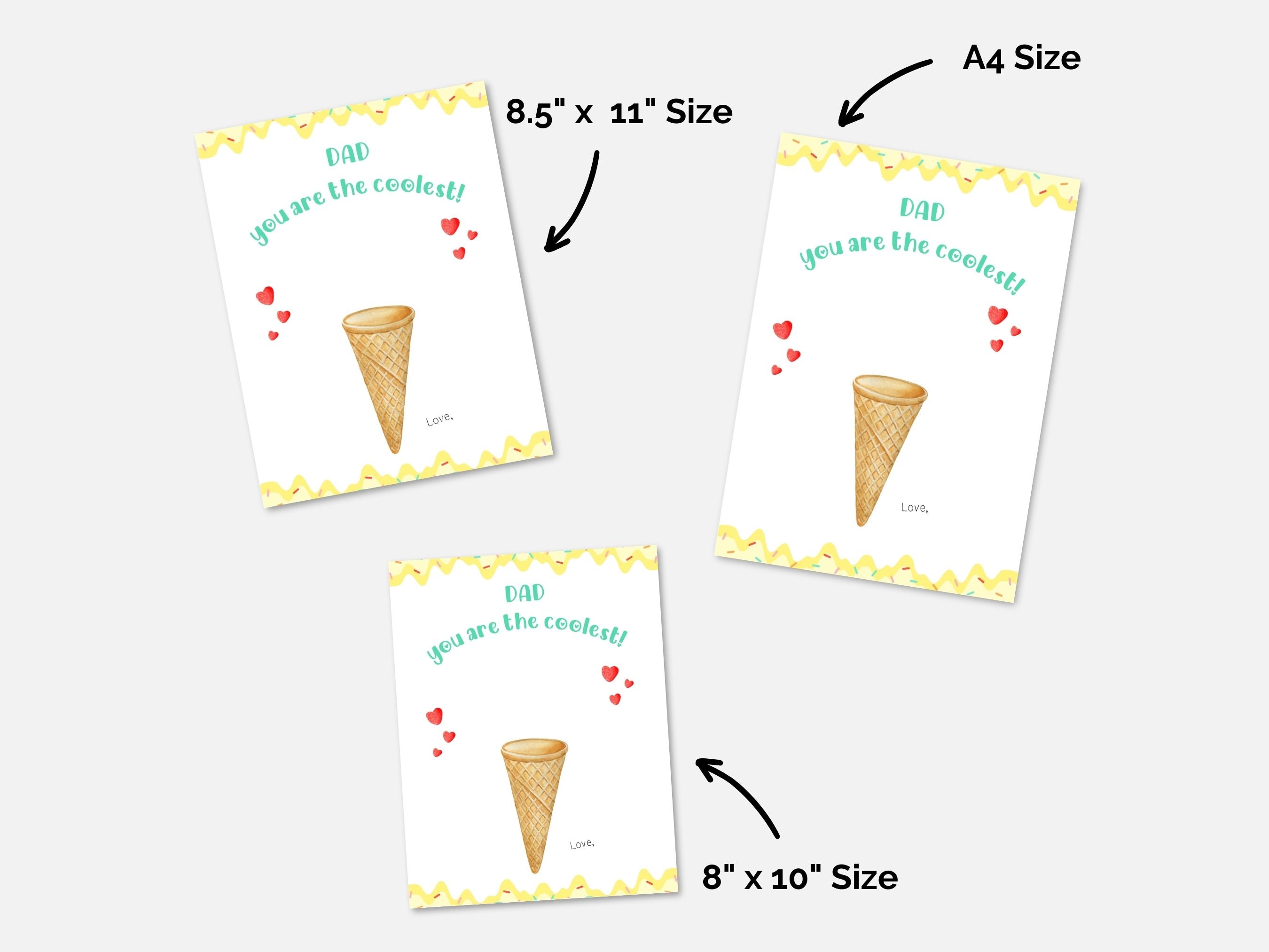 DAD You're the Coolest - Father's Day - Ice Cream Handprint Art Craft ...