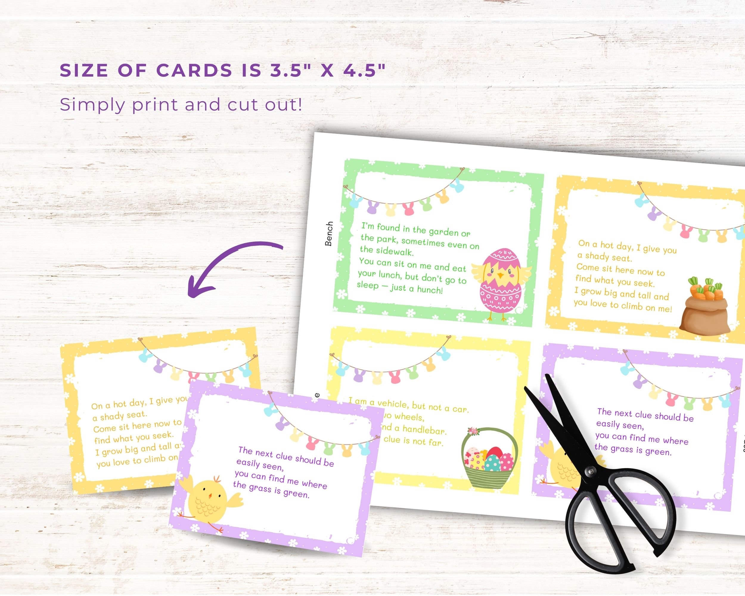 Easter Scavenger Hunt Outdoor, Treasure Hunt for Kids, Scavenger Hunt ...