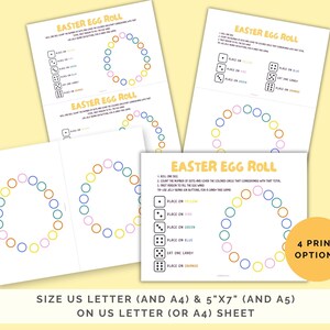 Easter Dice Game, Printable Games, Classroom Easter Party, Easter Egg ...