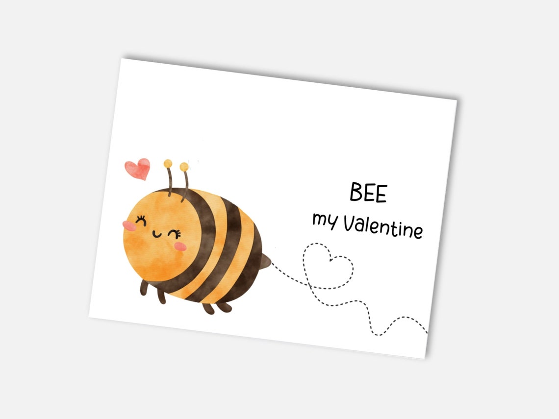 BEE My Valentine - Valentine's Day - Handprint Art Craft -kids Baby ...