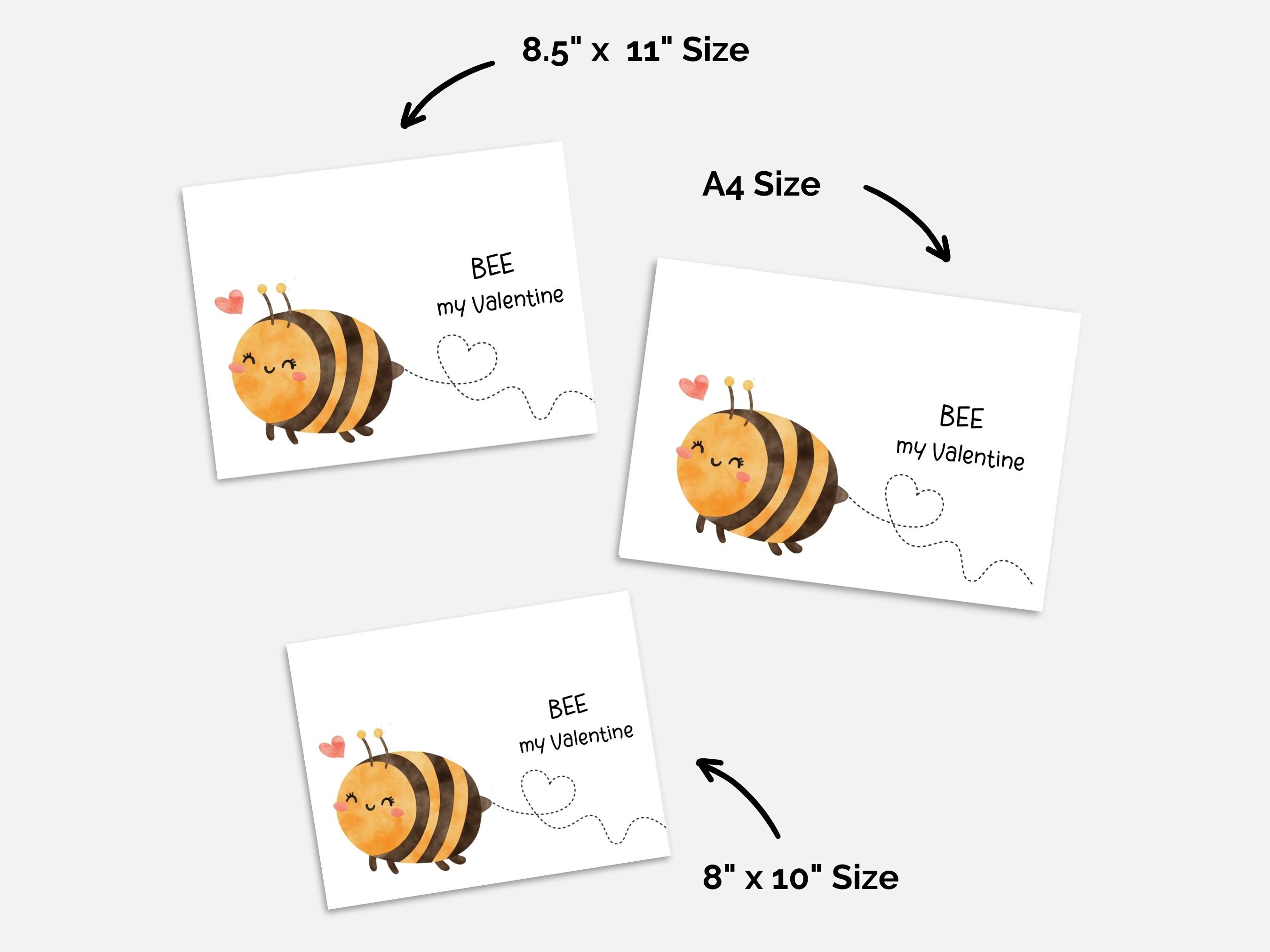 BEE My Valentine - Valentine's Day - Handprint Art Craft -kids Baby ...