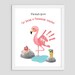 Thank You for Being a Flamazing Teacher - Flamingo Handprint Art Craft ...