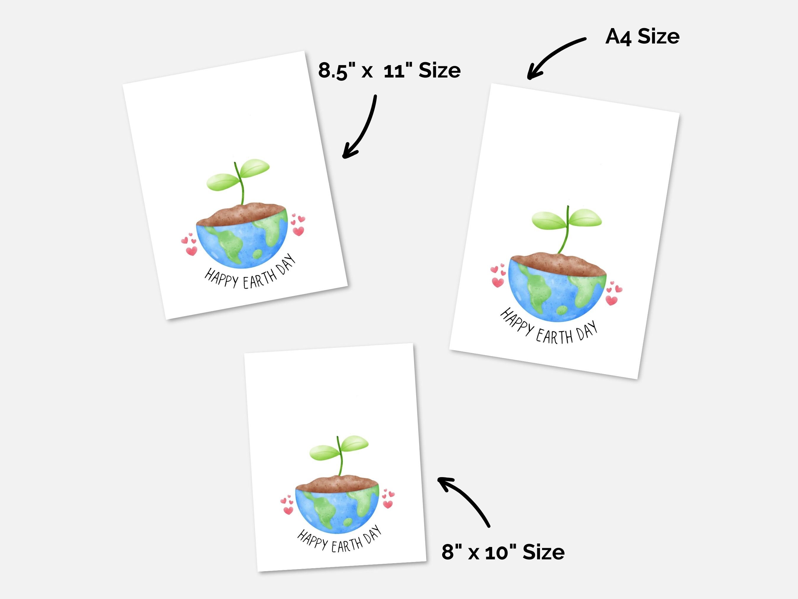 Happy Earth Day Handprint Art - Handprint Art Craft - Kids Baby Toddler ...