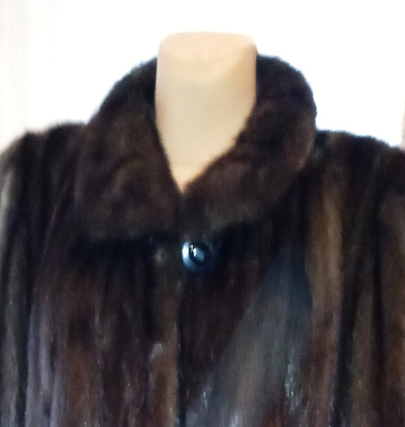 Luxuriöser Nerzmantel 44, 46 "mink coat" Echt Pelz, Langer Nerzmantel ...