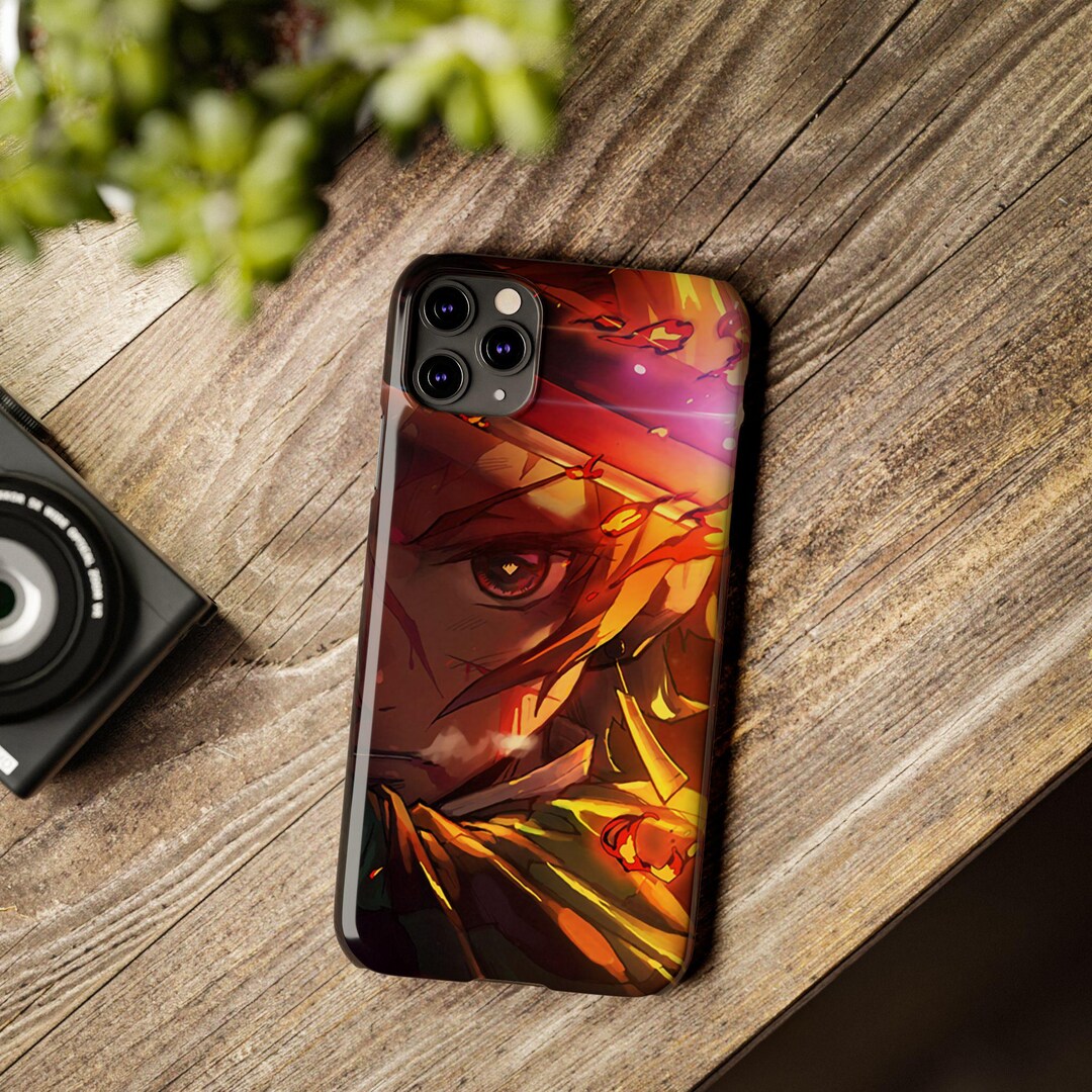 DEMON SLAYER / Tanjiro Kamado / Slim Phone Cases / Kimetsu No Yaiba ...