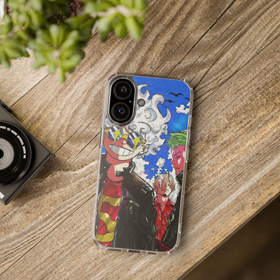 ONE PIECE, LUFFY, Phone Case, Anime Luffy Zoro Sanji Manga Japan, Clear ...