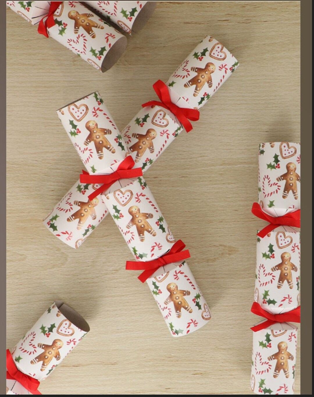 Box of 6 Crackers Gingerbread Man Christmas Crackers - Etsy