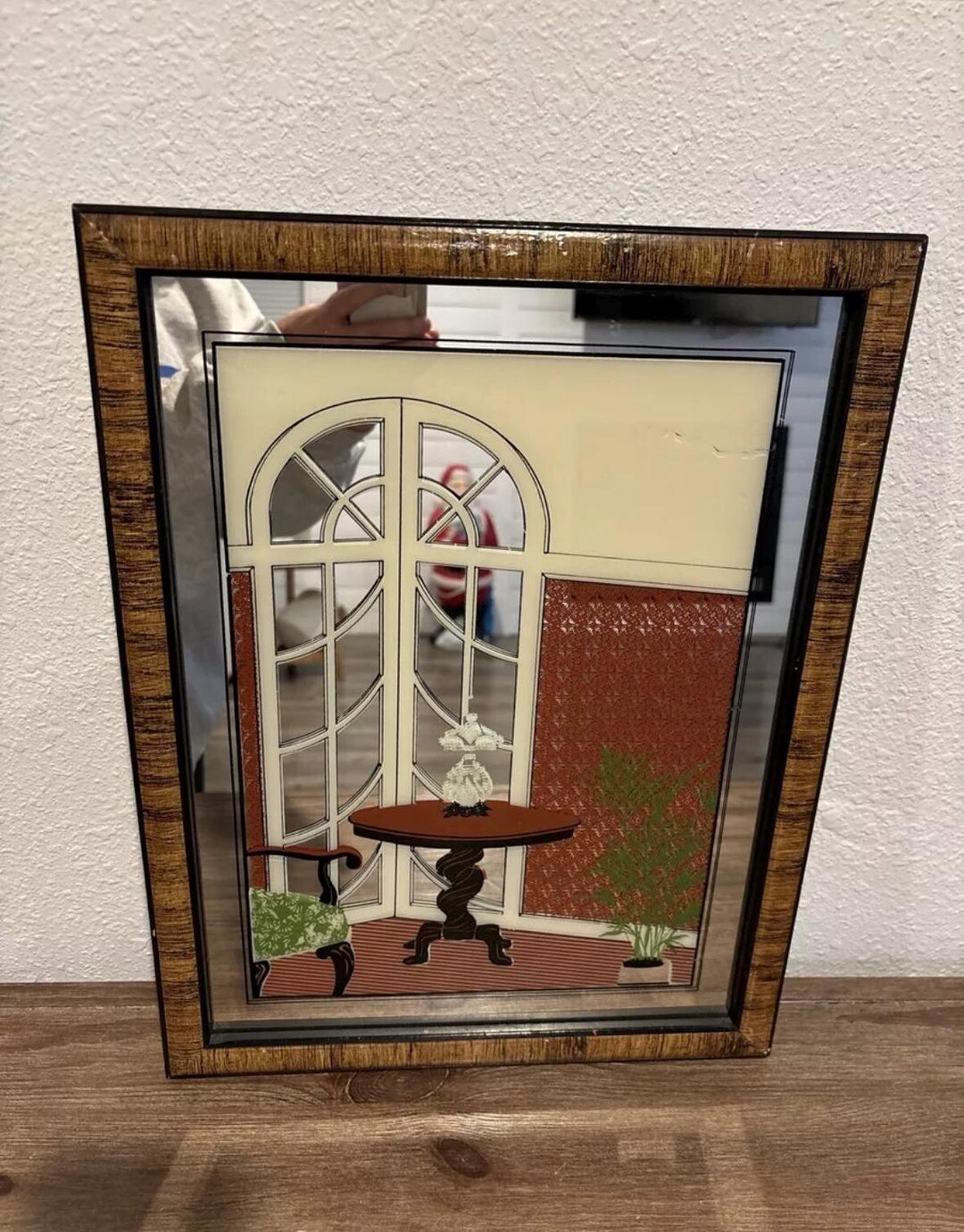 Vintage Turner Design Wall Accessory Mirror Wall Art Interior With Lamp ...