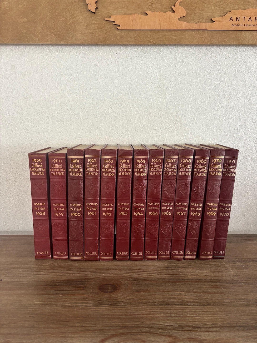 Colliers Encyclopedia Yearbook 1959-1971 Hardcover Set of 13 - Etsy