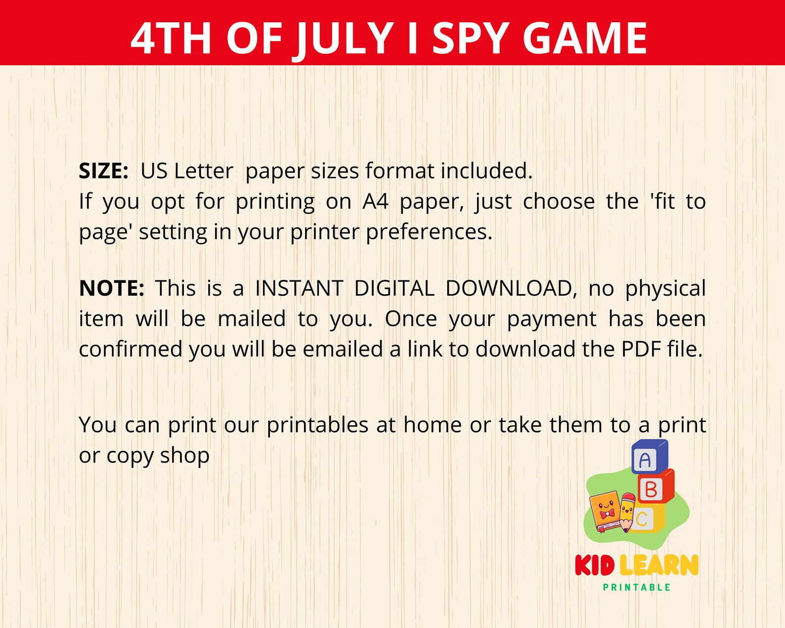 4th of July I Spy,counting Activity,look and Find,summer Preschool ...