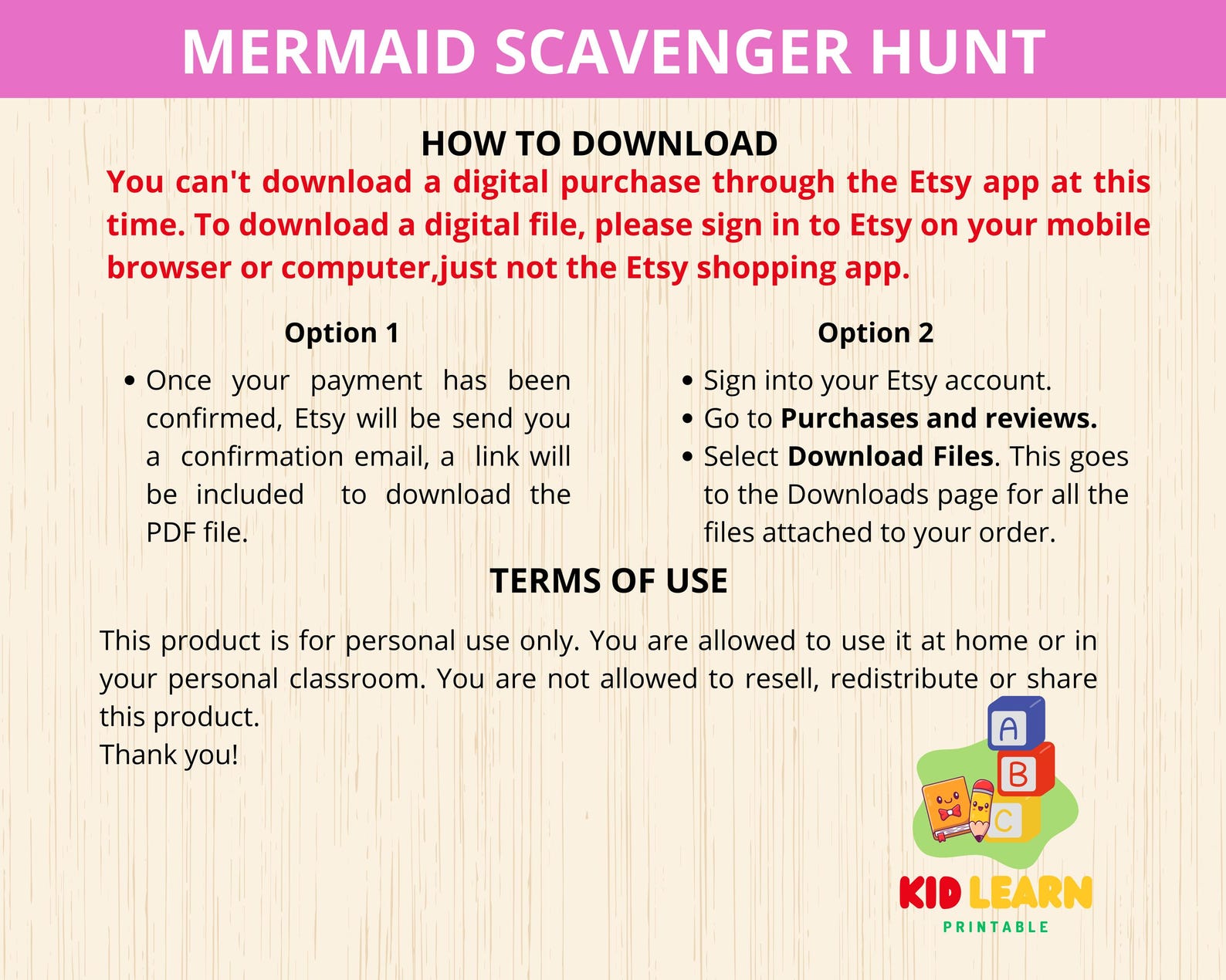Mermaid Scavenger Hunt,mermaid Trasure Hunt,mermaid Birthday Party Game ...