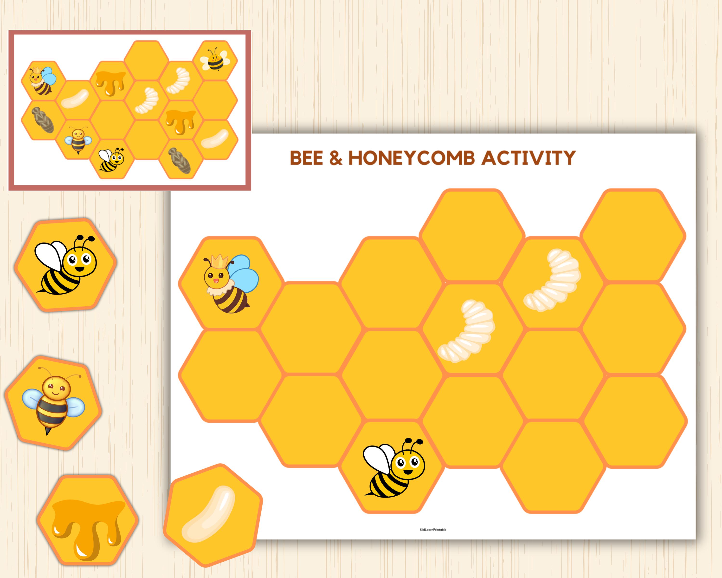Bee Preschool Activity,bee Unit Study,honeybee Busy Book,sensory Bin ...