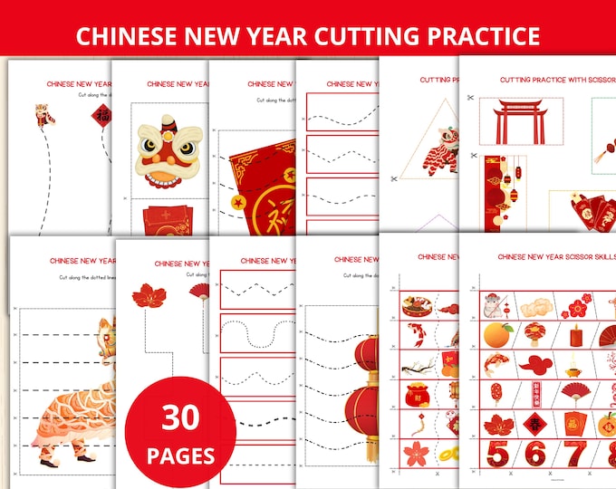 Chinese Papercutting Templates Lesson Chinese Lunar New Year Montessori ...