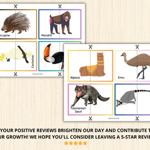 Zoo Animals Matching Game,zoo Animals Puzzle Pairs,puzzle Symmetry ...