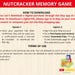 Nutcracker Memory Game,nutcracker Matching Activity,christmas Memory ...