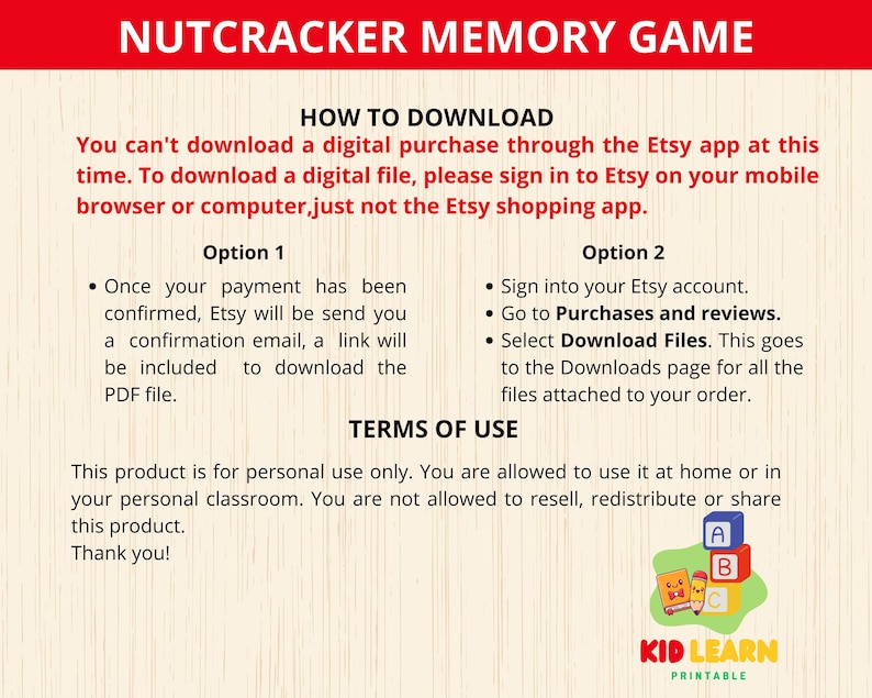 Nutcracker Memory Game,nutcracker Matching Activity,christmas Memory ...
