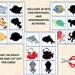 Ocean Animals Shadow Matching Cards,sea Animals Shadow,sea Animals ...