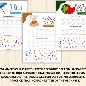 Uppercase Lowercase Alphabet Letter,tracing Worksheets,alphabet ...