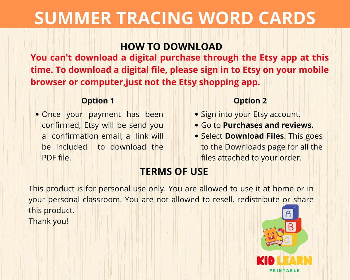Summer Word Tracing Cards,tracing Cards,summer Montessori,summer ...