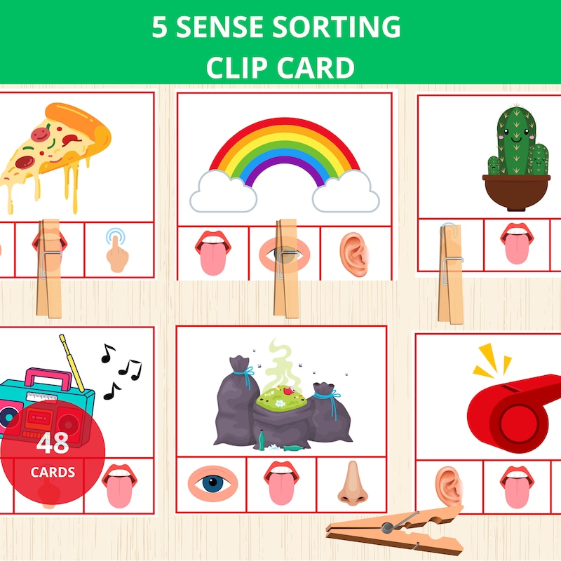 Five Senses Preschool - Etsy