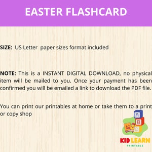 Easter Montessori Flashcards for Kids Easter Flash Cards Spring ...
