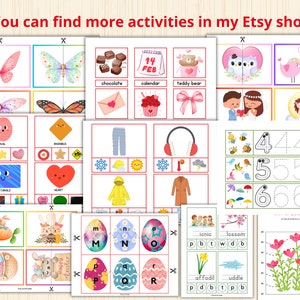 Spring Shadow Matching Cards, Spring Shadow Matching Activity ...