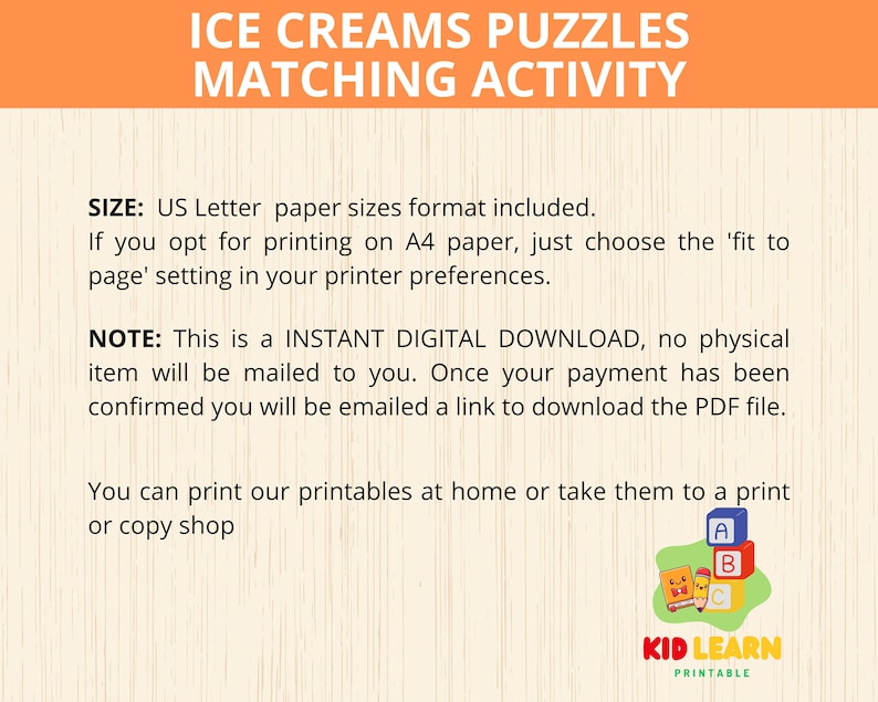 Ice Cream Matching Activity,summer Puzzles,symmetry Puzzles,popsicles ...