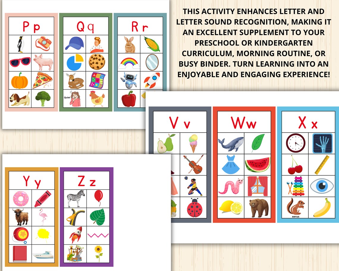 Alphabet Clip Cards,montessori Alphabet Cards,phonics Printable ...
