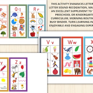 Alphabet Clip Cards,montessori Alphabet Cards,phonics Printable ...