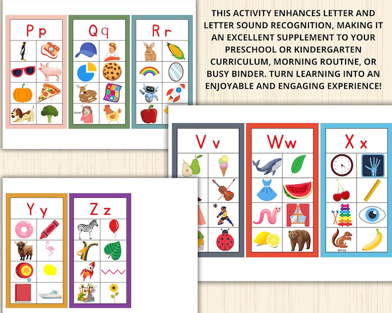Alphabet Clip Cards,montessori Alphabet Cards,phonics Printable ...