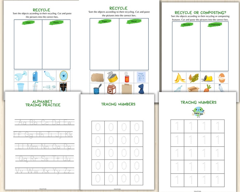 Earth Day Activity Pack,earth Day Activity Book, Colouring Pages ...
