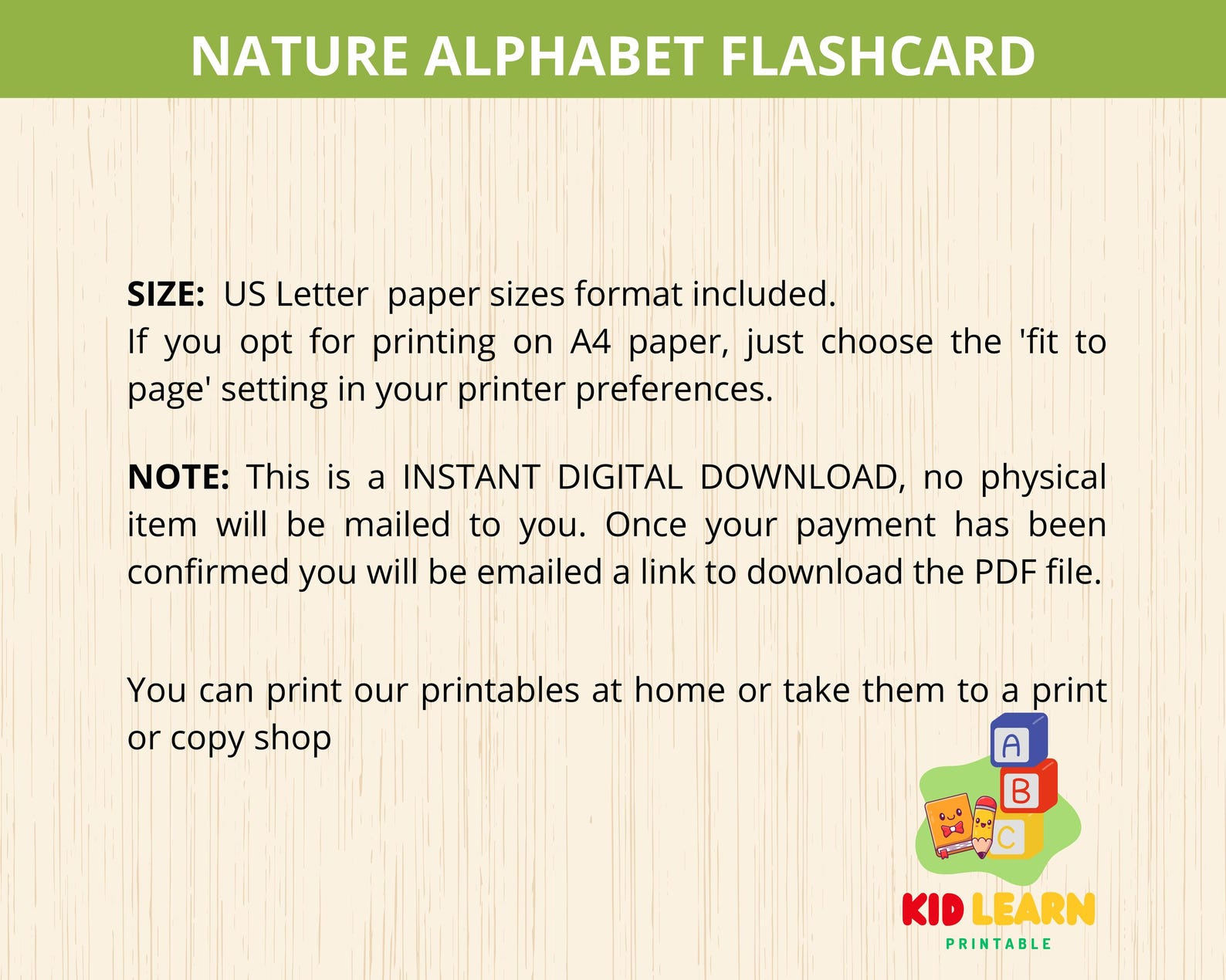 Nature Alphabet,nature Flashcard,fall Unit Study,alphabet Cards for ...