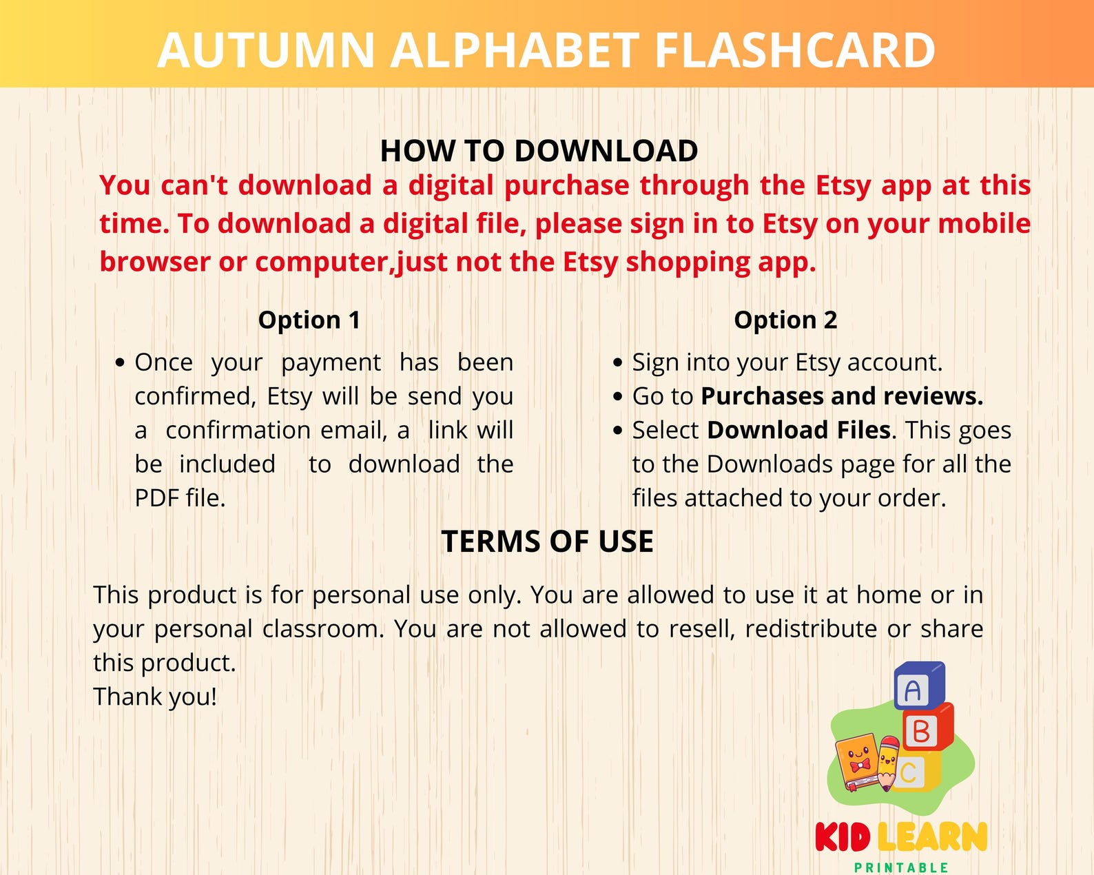 Autumn Alphabet,autumn Flashcard,fall Unit Study,alphabet Cards for ...