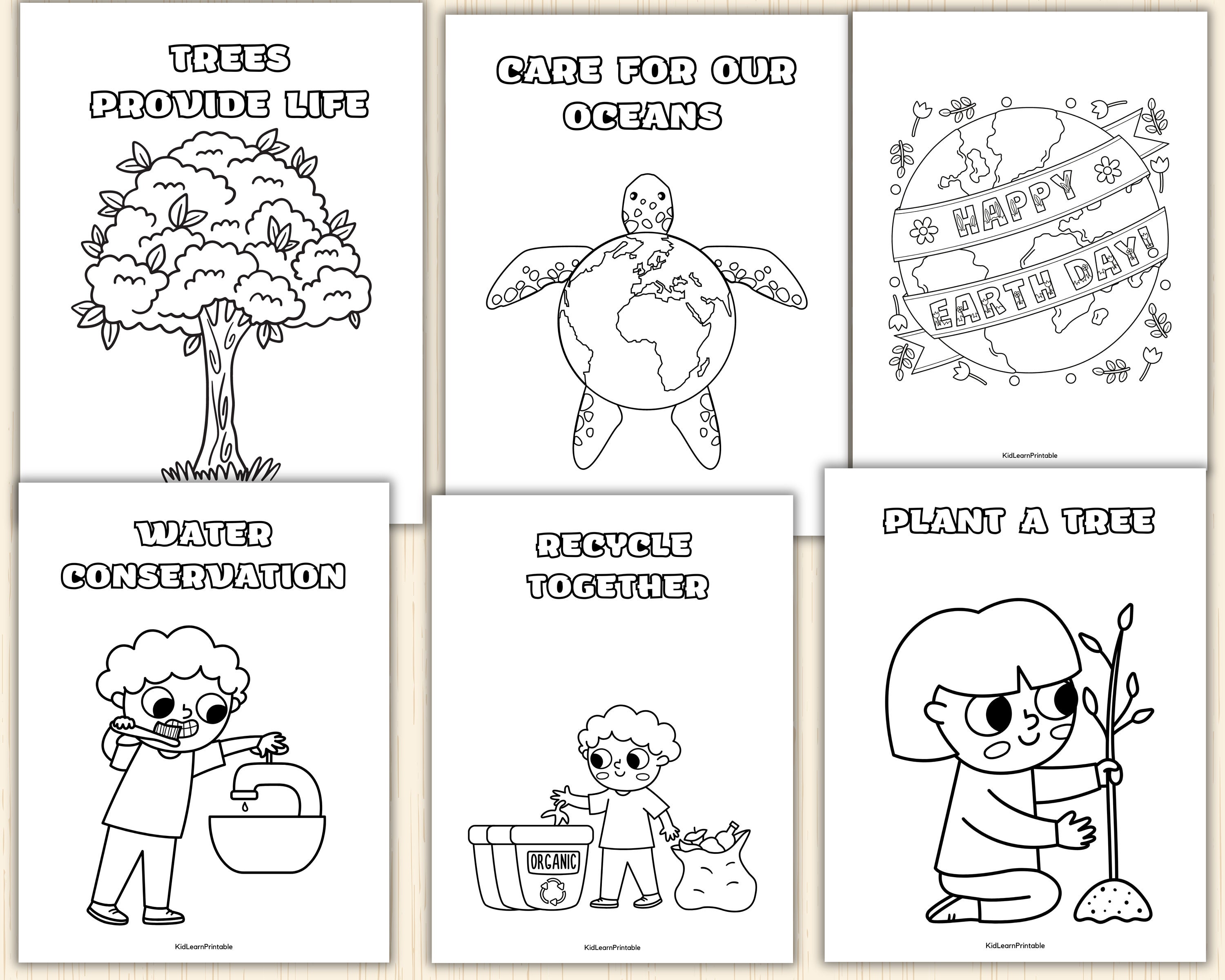 Earth Day Coloring Pages,earth Day Worksheet,coloring Sheets, Spring ...