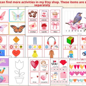 Valentine Count and Clip Cards,valentine's Day Math Activity,counting ...