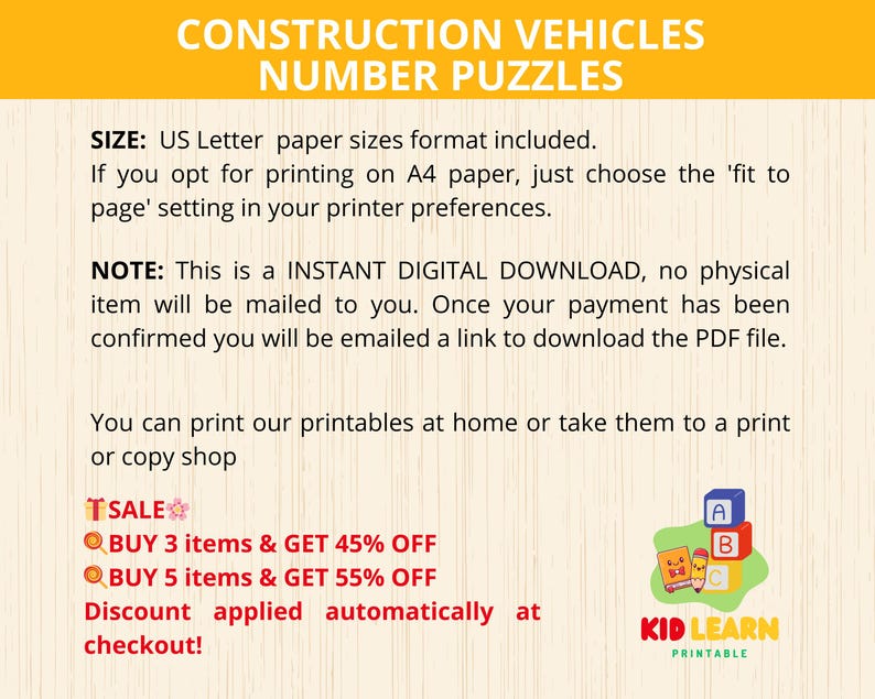 Construction Vehicles Puzzles,vehicles Number Sequence Puzzle,vehicles ...