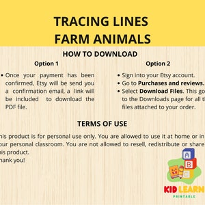 Tracing Worksheets, Preschool Worksheets,tracing Practice, Farm Animals ...