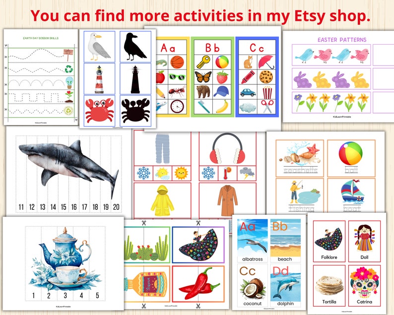 Summer Count and Clip Cards,numbers 1-20,preschool Math,kindergarten ...