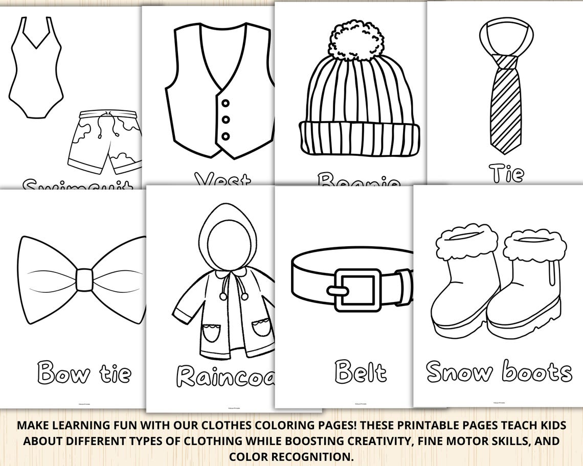 Clothes Coloring Kid,clothes Coloring Pages,clothes Coloring Sheets ...