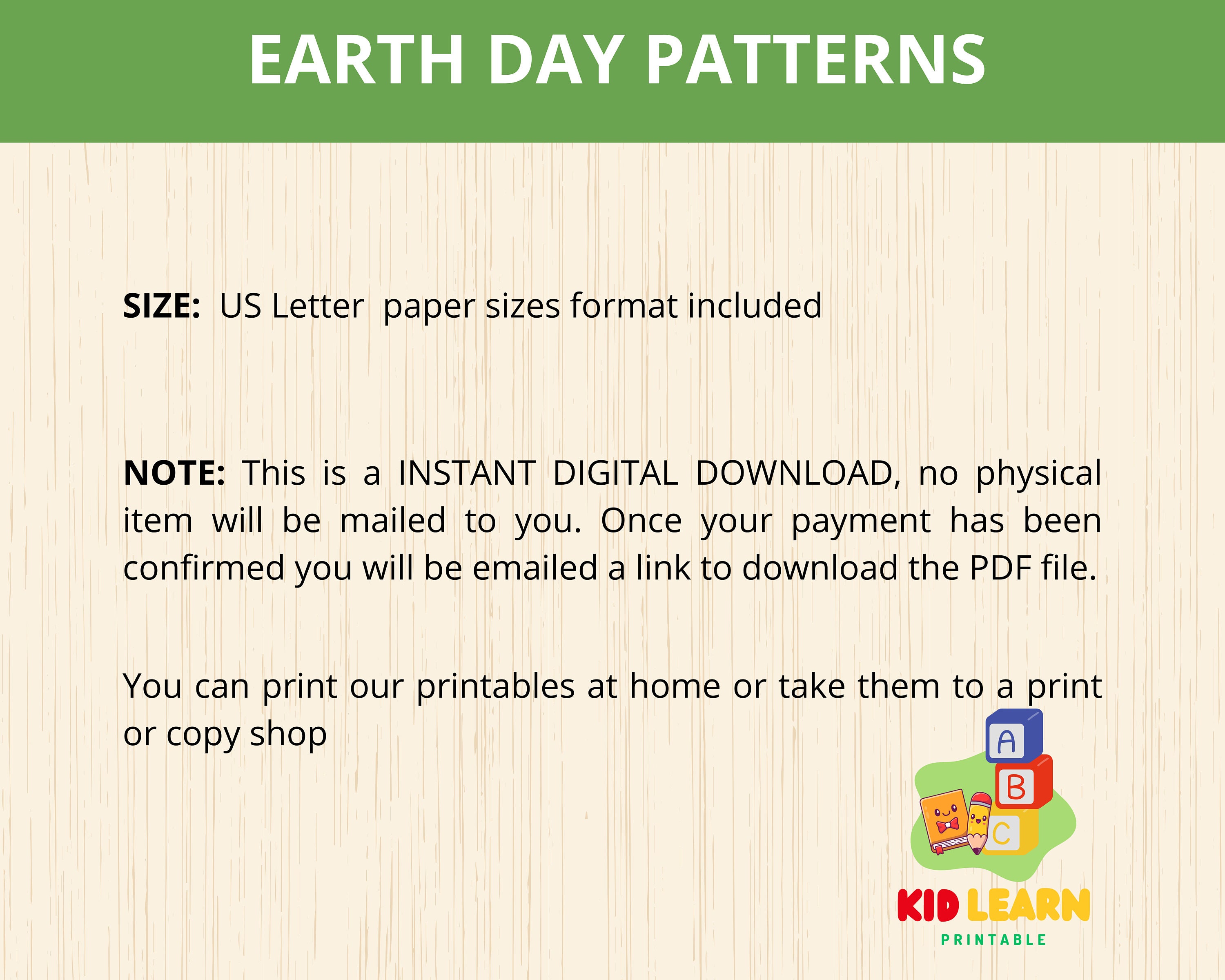 Earth Day Patterns,earth Day Busy Book,earth Day Activity, Cut and ...