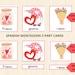 Montessori 3 Part Valentine's Day Cards, Flashcards, Montessori ...
