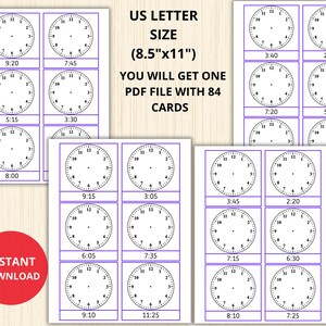 Draw Clock Hands, Clock Activity, Telling Time,learn the Time ...