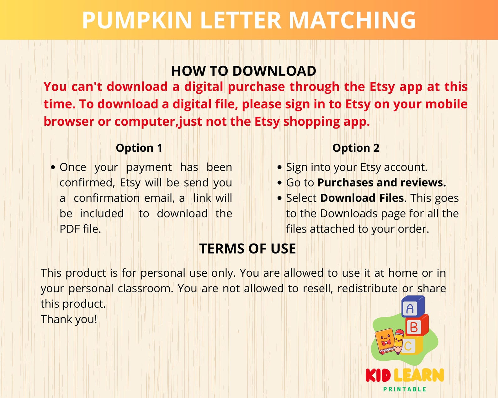 Pumpkin Alphabet Puzzle Pairs,fall Alphabet Match,matching Cards ...