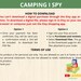 Camping I Spy Counting Activity,look and Find,summer I Spy,camping Busy ...