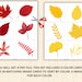 Autumn Color Sorting Activity,color Matching Game,autumn Leaves Colour ...